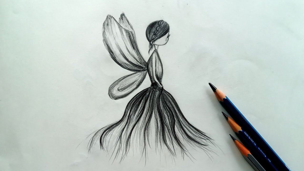 How to draw Angel Doll || Cute angel || Draw & Art - YouTube