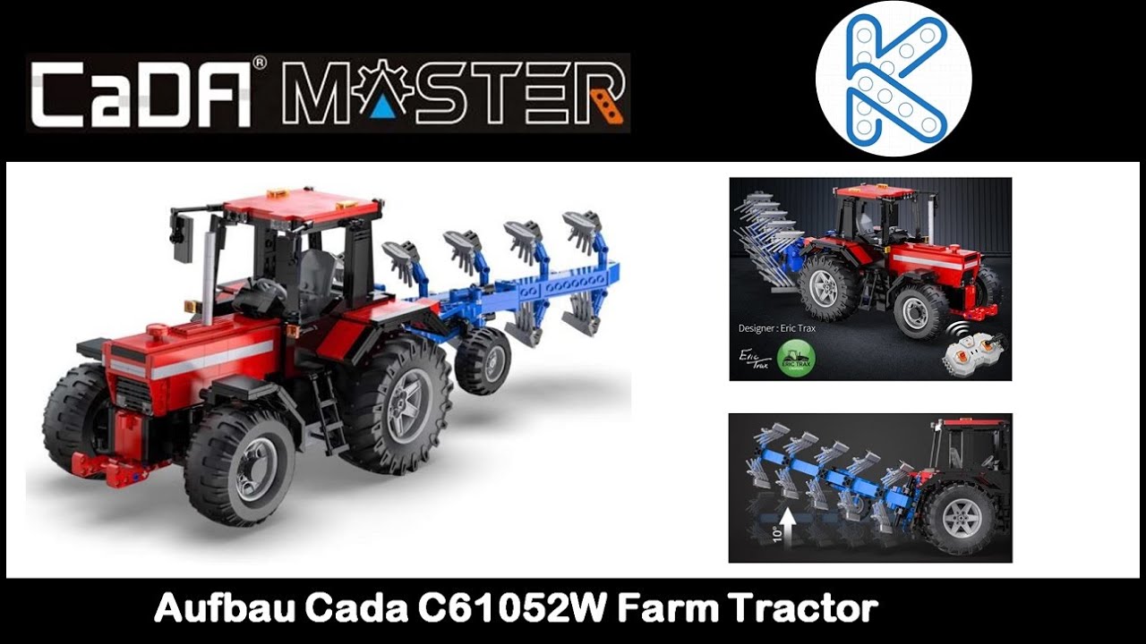 Aufbau Cada Masters C61052 Farm Tractor by Eric Trax - YouTube