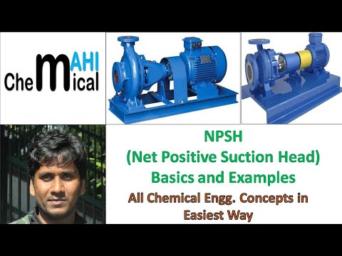 NPSH(Net Positive Suction Head) Basics and Examples@ChemicalMahi - YouTube