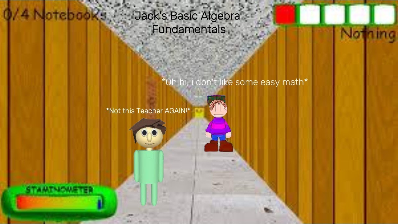 Jack's Basic Algebra Fundamentals - Baldi Mod - YouTube