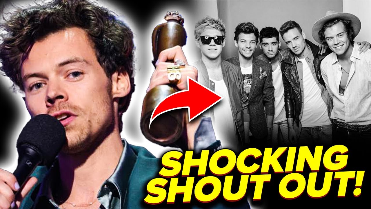 Harry Styles Gives SHOUT-OUT to One Direction in Acceptance Speech ...