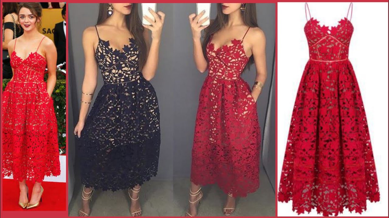 Sleeveless Net A-line Frocks Designs Collection - YouTube