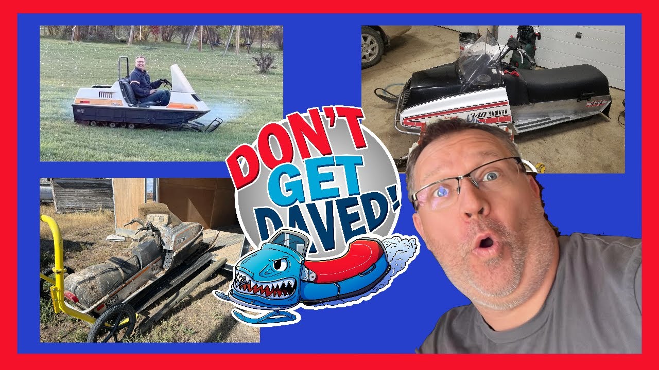 Vintage Snowmobile Barn Finds and Restoration! Don't get Daved ...