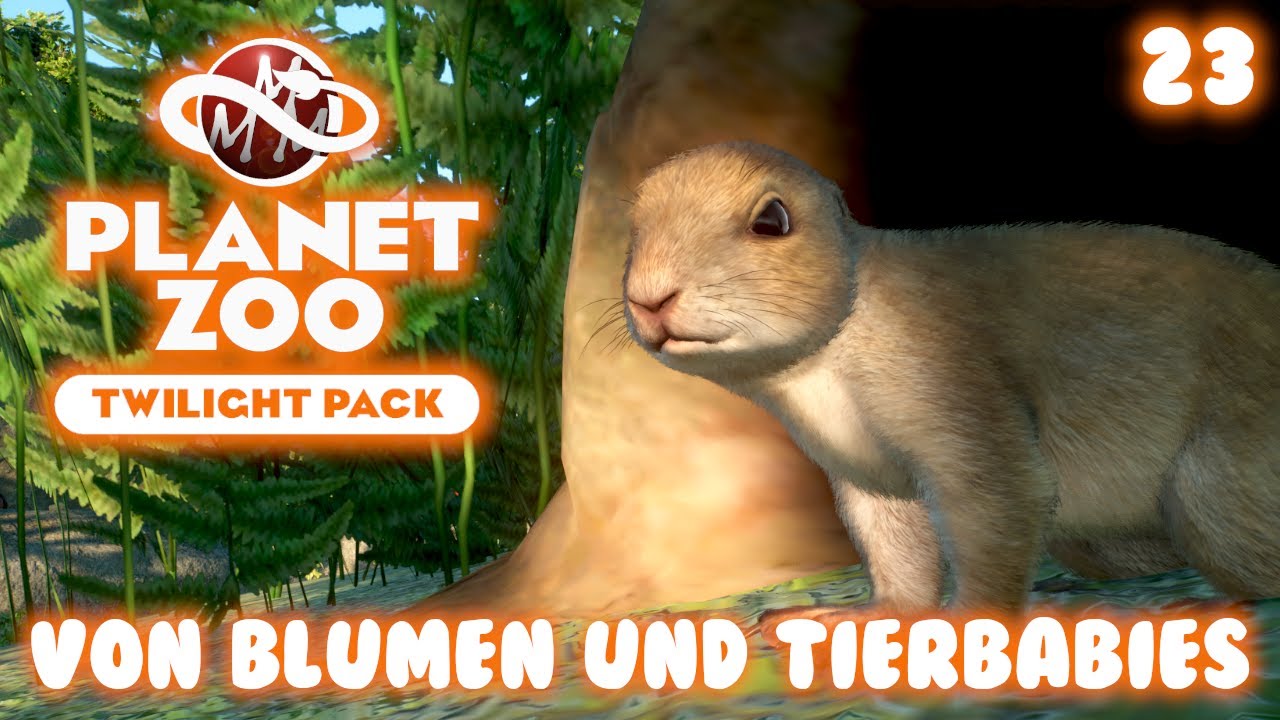 PLANET ZOO • Twilight Pack • 23: Blumen und Tierbabies - YouTube