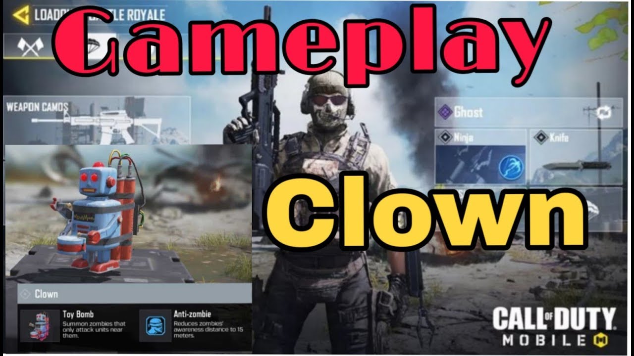 Cod Mobile Battle Royale Clown Class Gameplay!!!! - YouTube