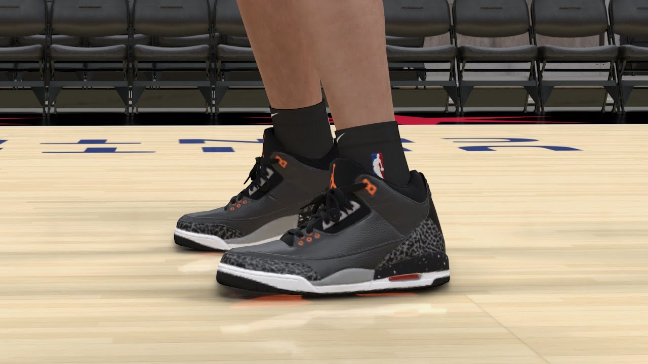 NBA 2K24 Next Gen Shoe Creator - Air Jordan 3 "Fear" - YouTube