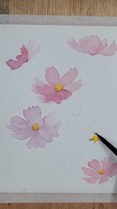 Watercolor flowers Painting tutorial - YouTube