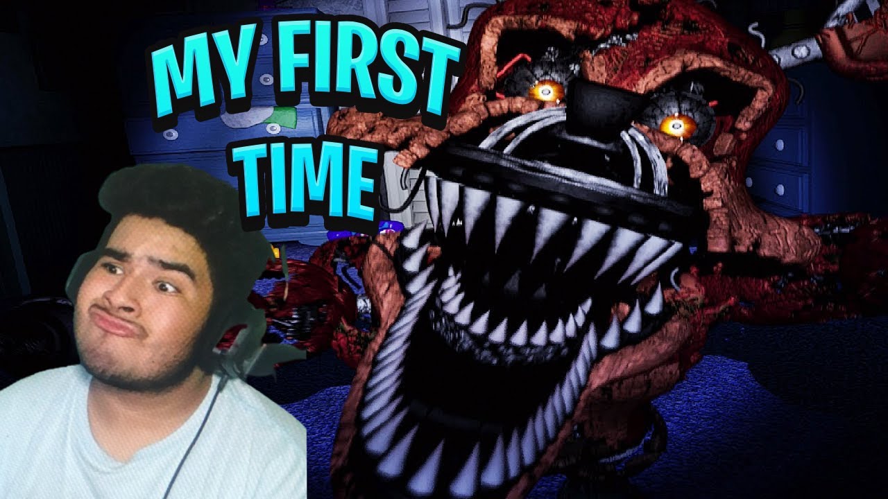 First Time Playing FNAF 4 - YouTube
