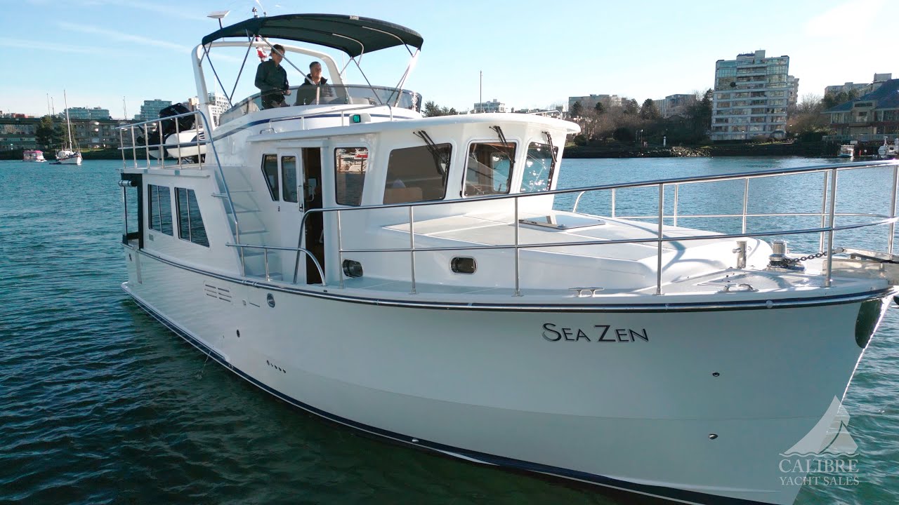 2022 Helmsman Trawlers 43E - Calibre Yacht Sales - 4K video - YouTube