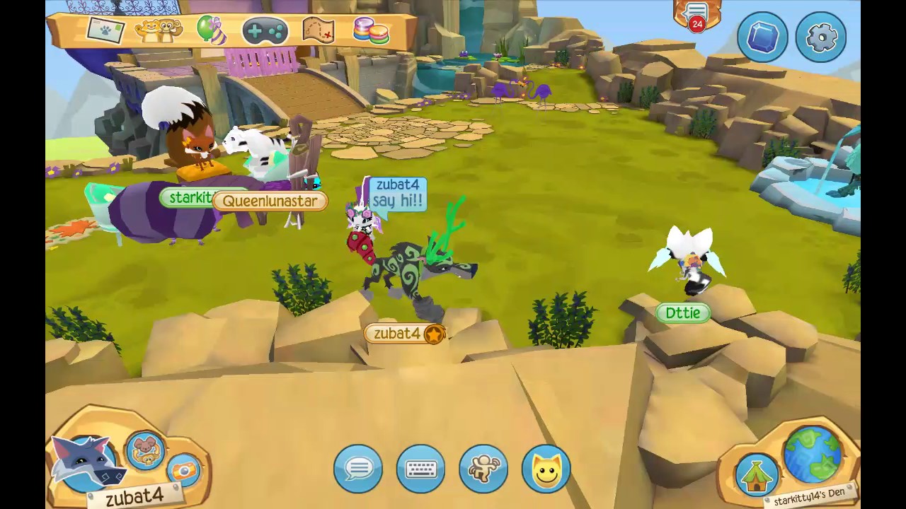 Animal jam fun with friends - YouTube