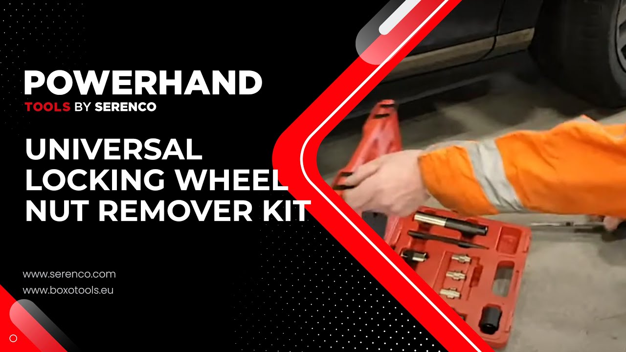 POWERHAND | Universal locking wheel nut remover kit - YouTube