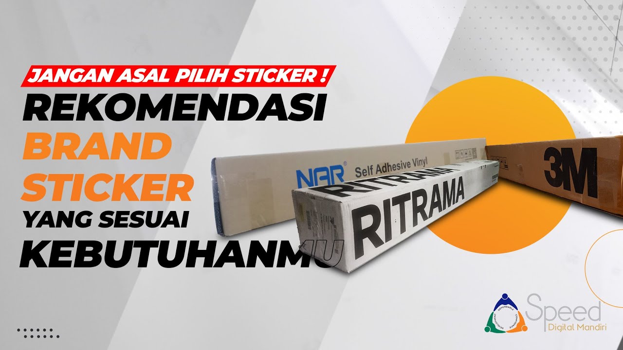Rekomendasi Brand Sticker yang sesuai dengan kebutuhanmu - YouTube