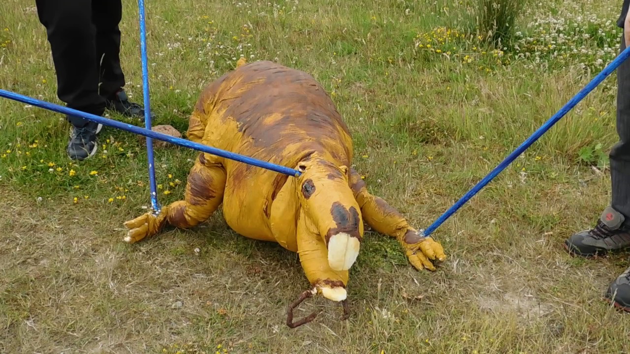 Fun times with Mole Rat puppet - Fallout film outtake - YouTube