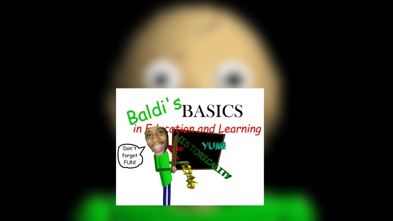 My math teacher loss his mind and hair... | Baldi's Basics - YouTube