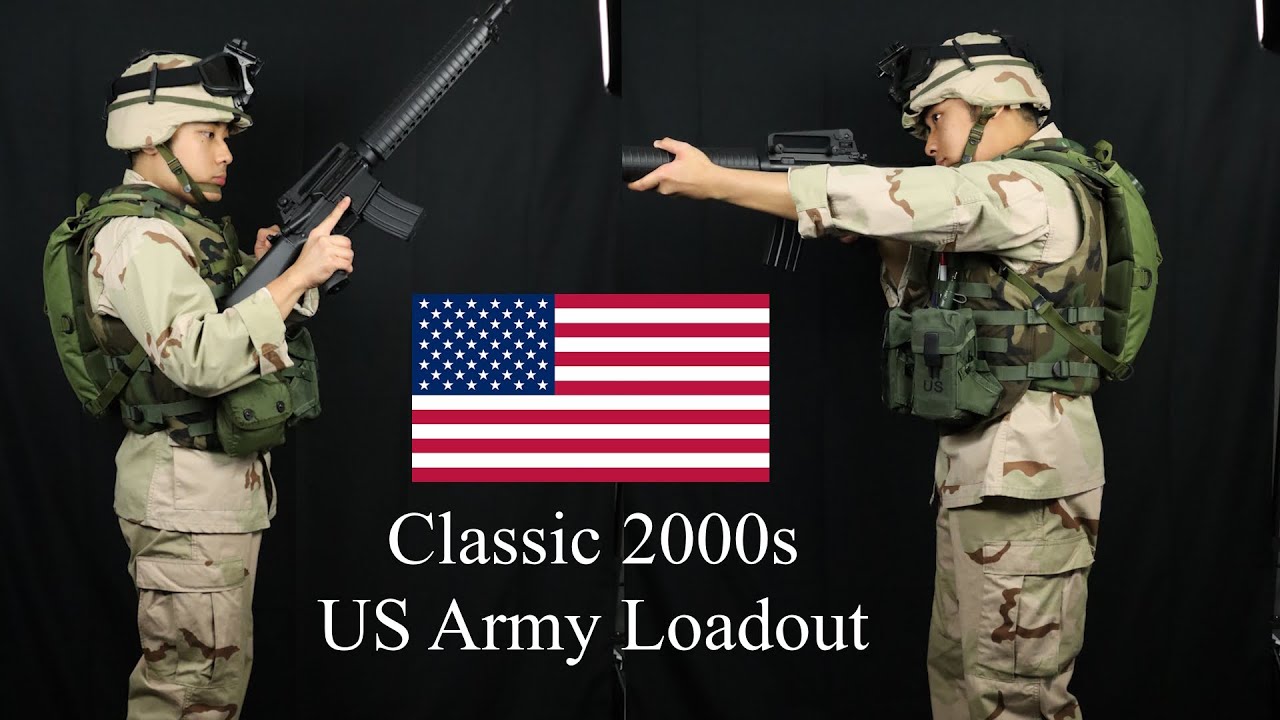 Classic 2000s US Army Loadout Infantry Kit - YouTube