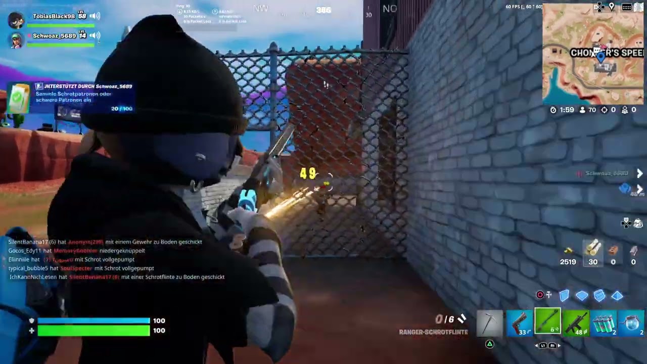 Fortnite C3 S4 Win #15 Sliding Ranger Pump Shot - YouTube