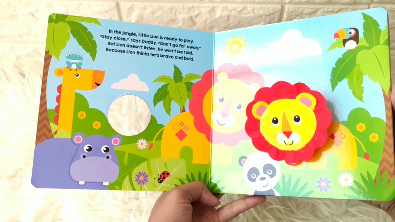 Fisher Price Little Lion Finger Puppet Board Book (Finger Puppet Fun in ...