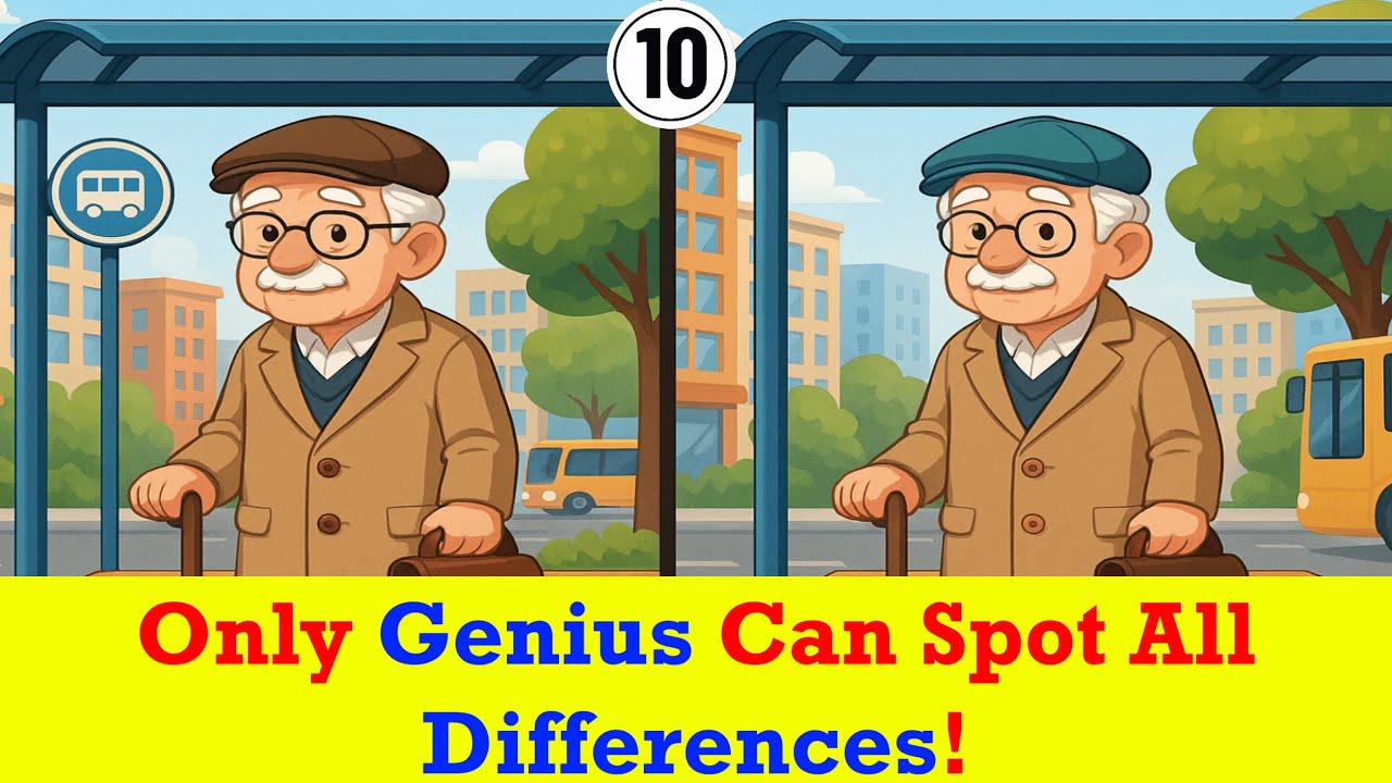 Spot The Difference||Find The Difference||Brain Teaser - YouTube