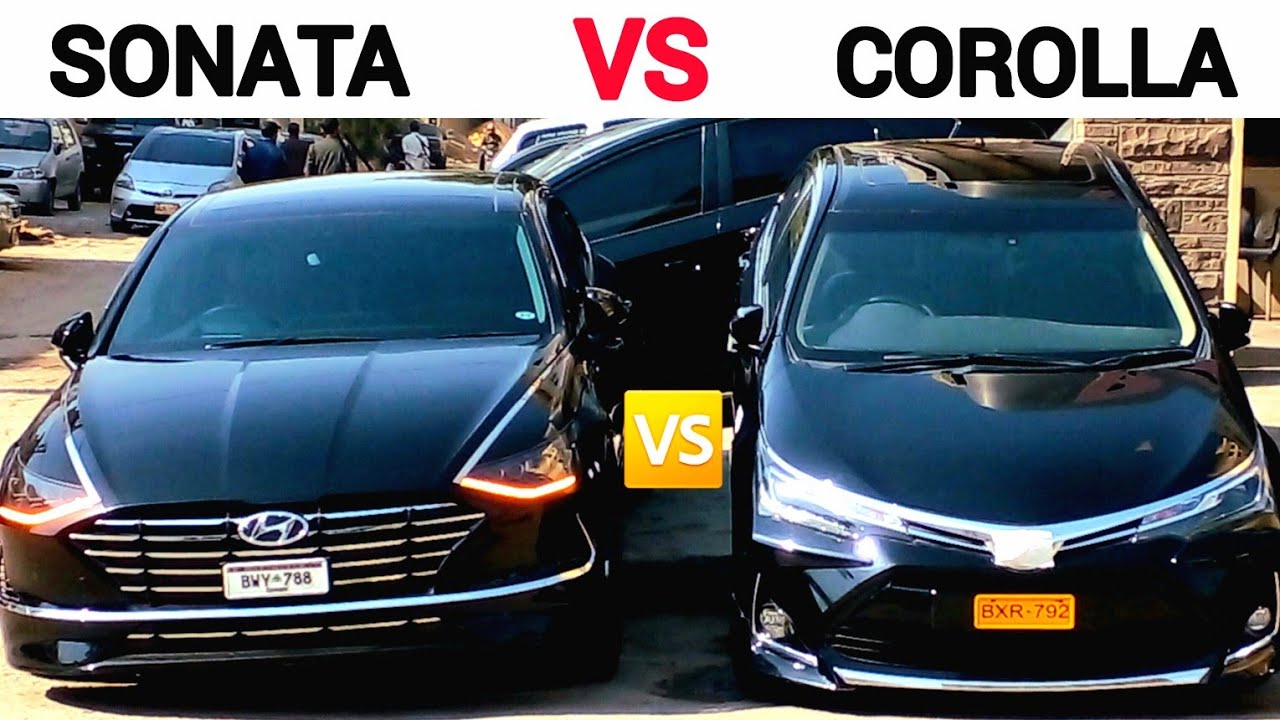 Hyundai Sonata VS Toyota Corolla | Detailed Comparison | Grande VS ...