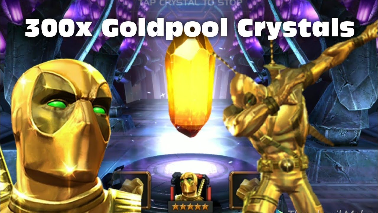 MCOC 300x Goldpool Crystal Opening!!! 5 Star Goldpool??? - YouTube
