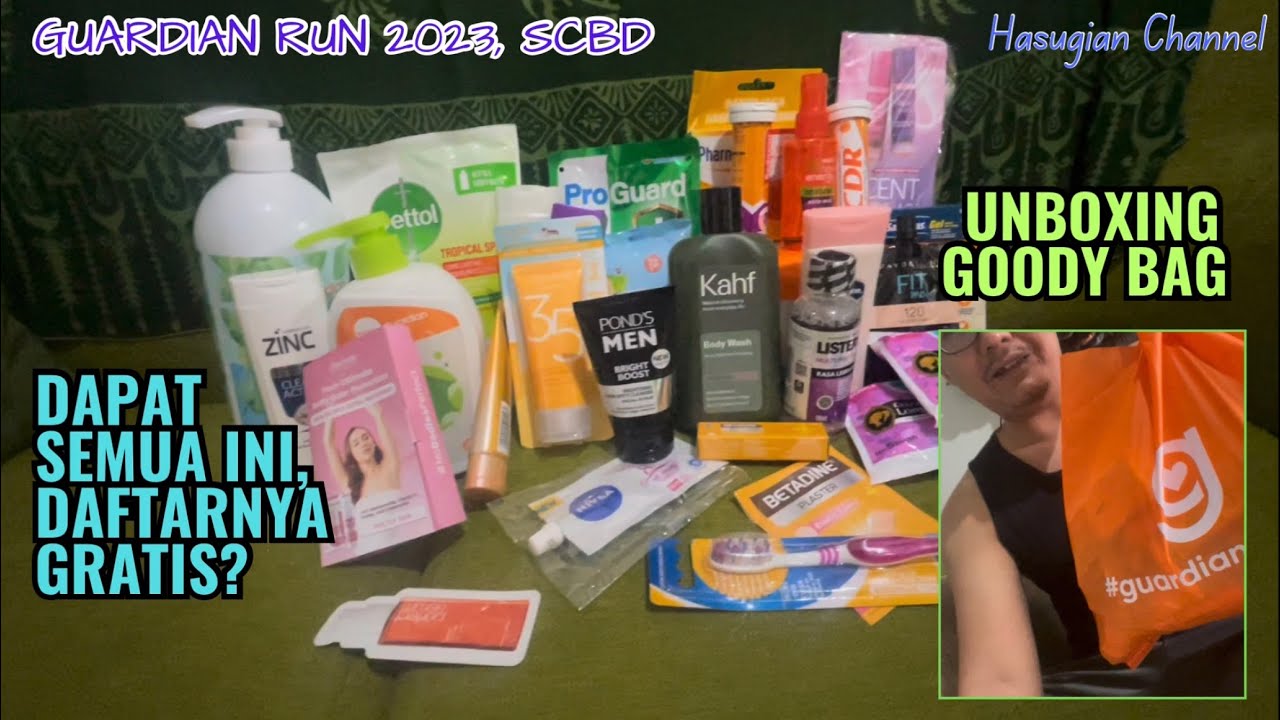 Guardian Run 2023 - Unboxing isi Goody Bag - YouTube