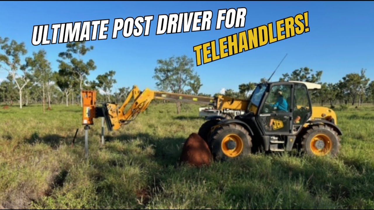 ULTIMATE POST DRIVER FOR TELEHANDLERS! - YouTube