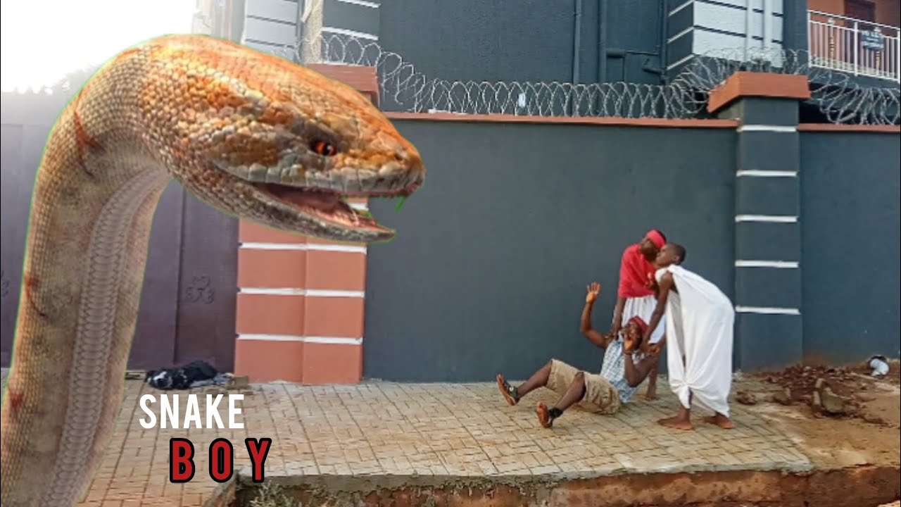 the snake boy #viral #highlights #funny @TundeEdnutTv @CarryMinati ...