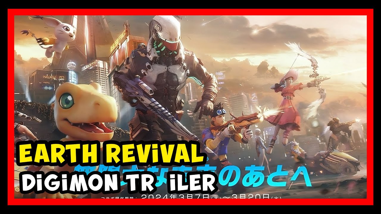 Earth : Revival x Digimon [アース：リバイバル x デジモン] (Mobile / PC) Trailer ...