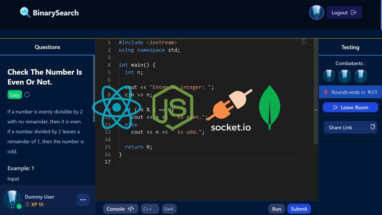 BinarySearch Project || MERN Stack || Chandan - YouTube