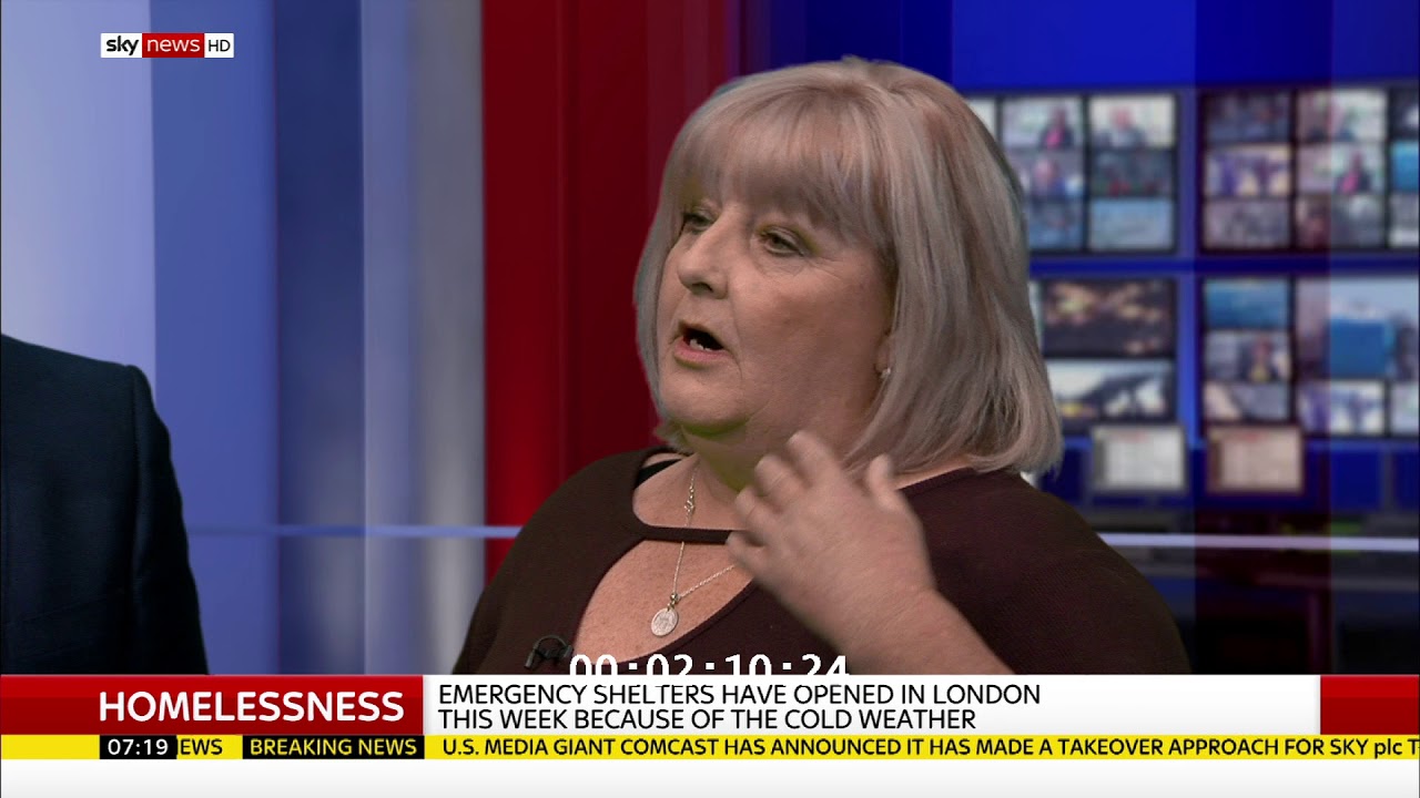 Mickey Ambrose Sunrise on Sky News - Sarah Jane Mee - Homelessness ...