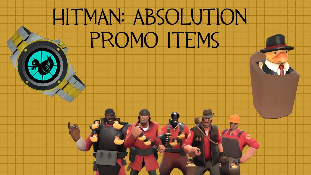 Hitman Absolution Promo Items - Team Fortress 2 Commentary - YouTube