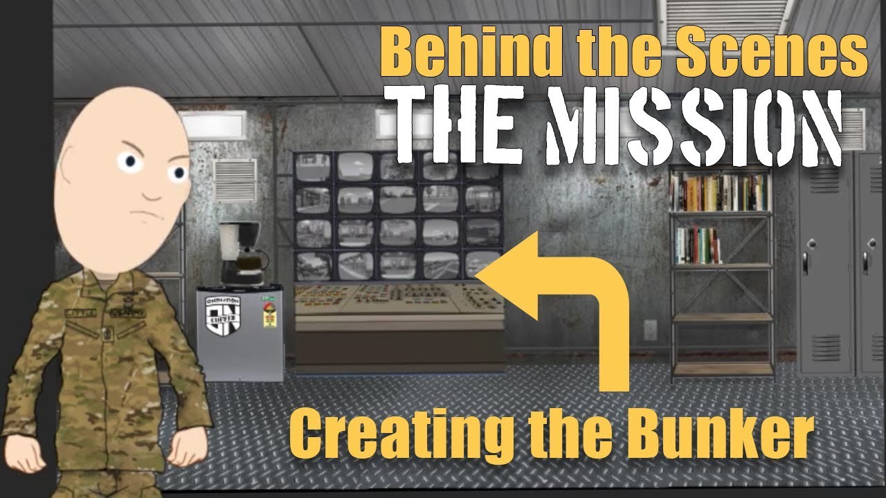 Behind the Scenes: Creating the bunker for the upcoming episodes - YouTube