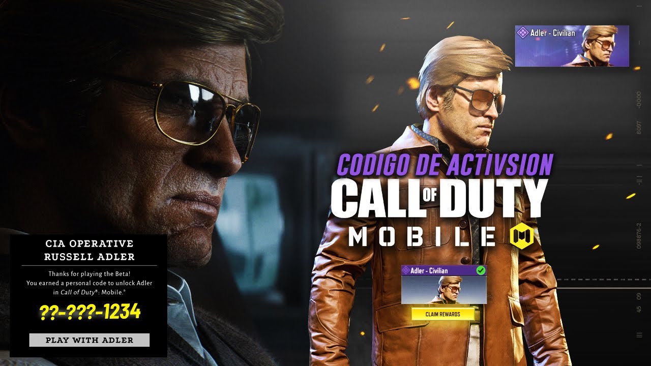 CÓDIGO: Desbloquear el skin de Russell Adler para COD Mobile con el ...