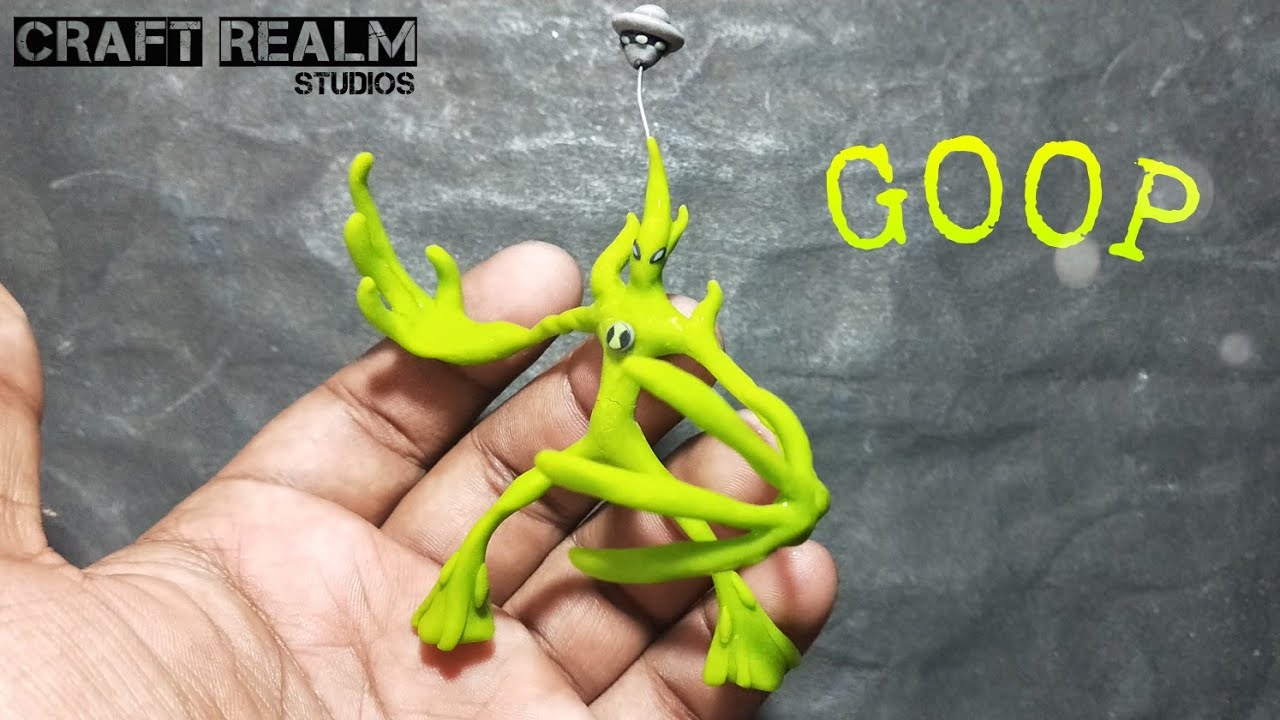 Goop Ben 10 Polymer clay Sculpting - YouTube