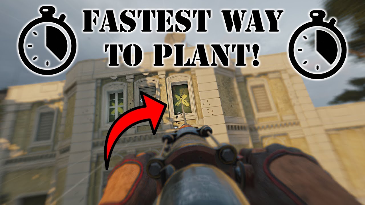 How fast can you plant the defuser in Rainbow Six Siege - YouTube