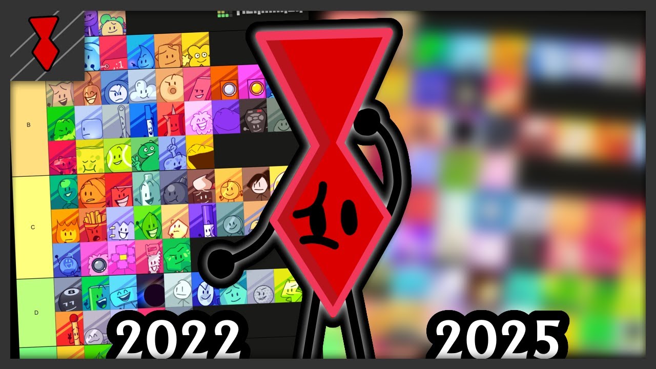 AS Tie’s 2025 BFDI Character Tier List - YouTube