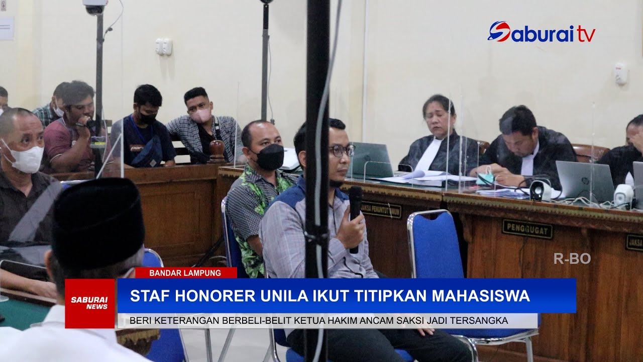 Staf honorer unila ikut titipkan mahasiswa lalu menyetor ke m basri ...