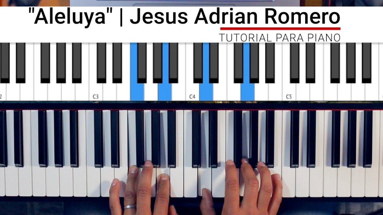 "Aleluya" Version Gospel/Jazz | Jesus Adrian Romero | Tutorial Para ...
