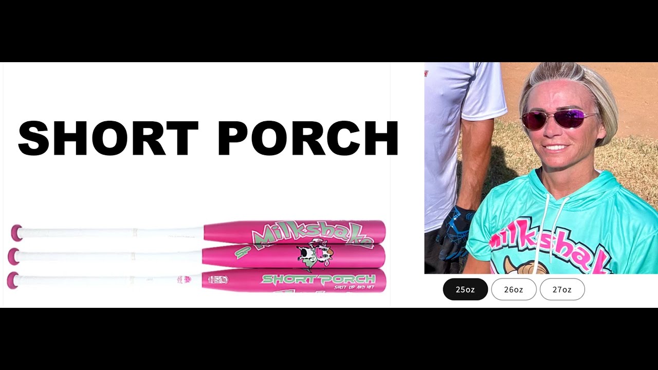 Milkshake Balanced - Short Porch Slow Pitch Softball Bat - 2-piece 13in ...