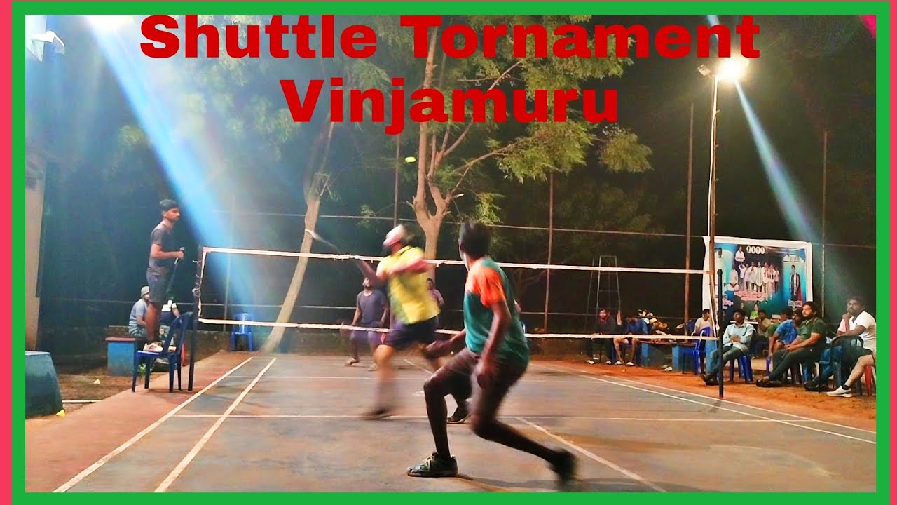 షటిల్ టోర్నమెంట్ వింజమూరు | Shuttle Tournament Vinjamuru | Badminton ...