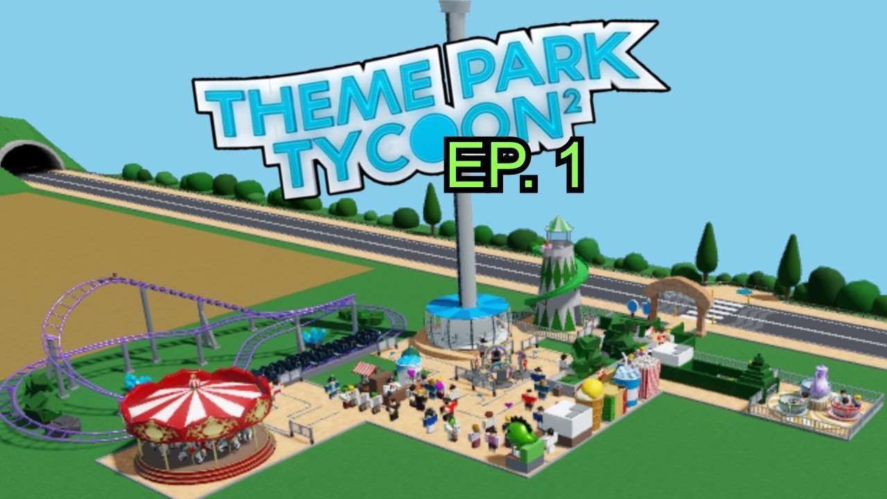 I built my own theme park! (Theme Park Tycoon 2) - YouTube