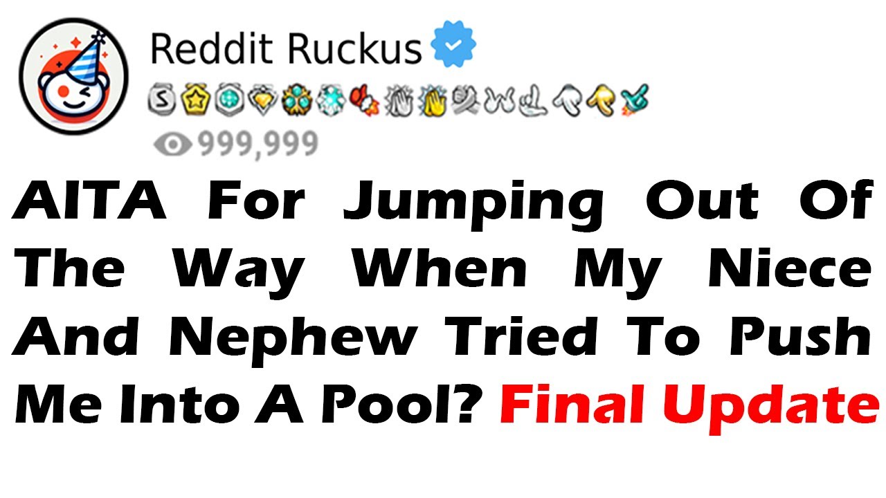 AITA For Jumping Out Of The Way When My Niece And Nephew Tried To Push ...