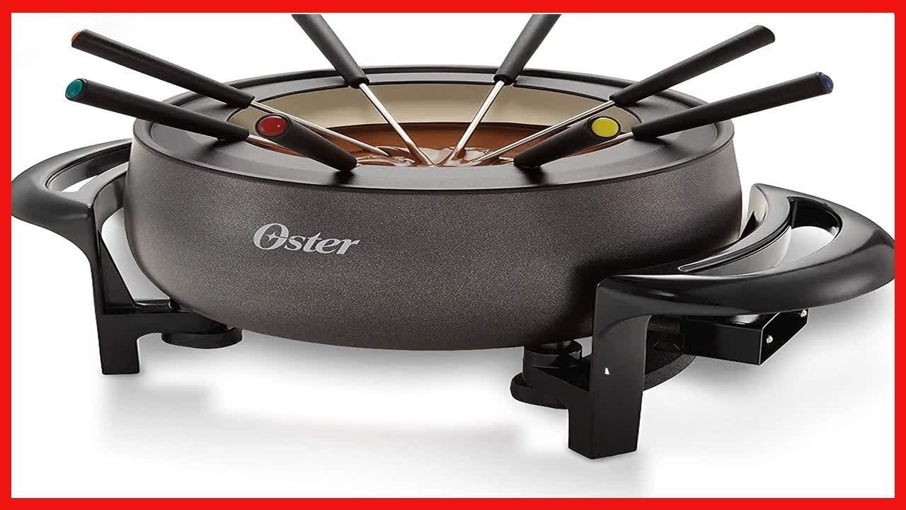 Discover the Oster Titanium Infused DuraCeramic Fondue Pot: Cook Faster ...