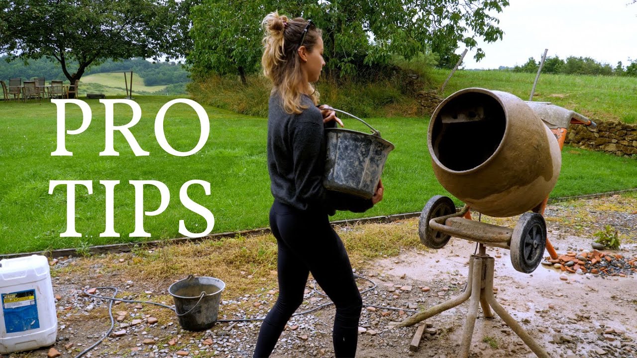 How to Mix Concrete (with Solar) - YouTube