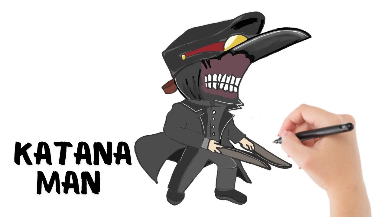 Como Dibujar a Katana Man de Chainsaw Man - YouTube