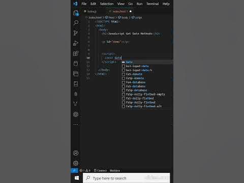 JavaScript Get Date Methods | Javascript | Date | js - YouTube