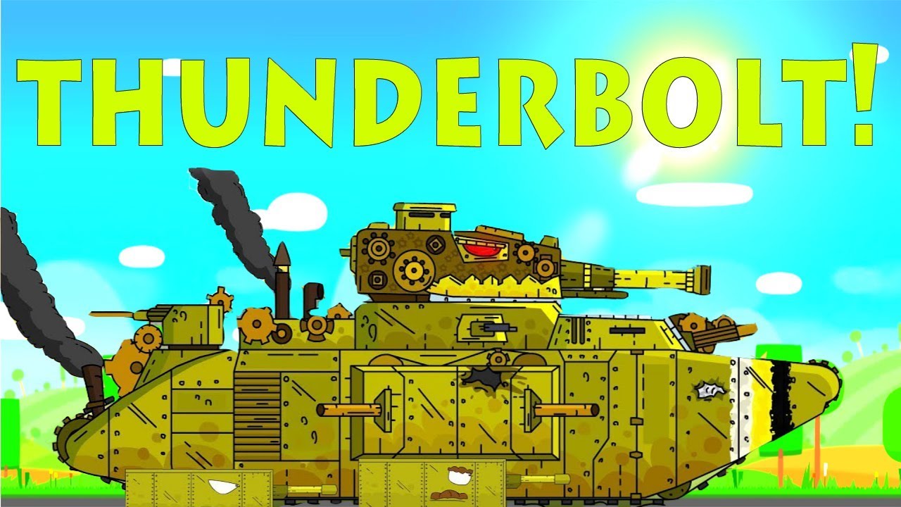 Super Tank Rumble Creations - Thunderbolt - Steel Monster Tank! - YouTube