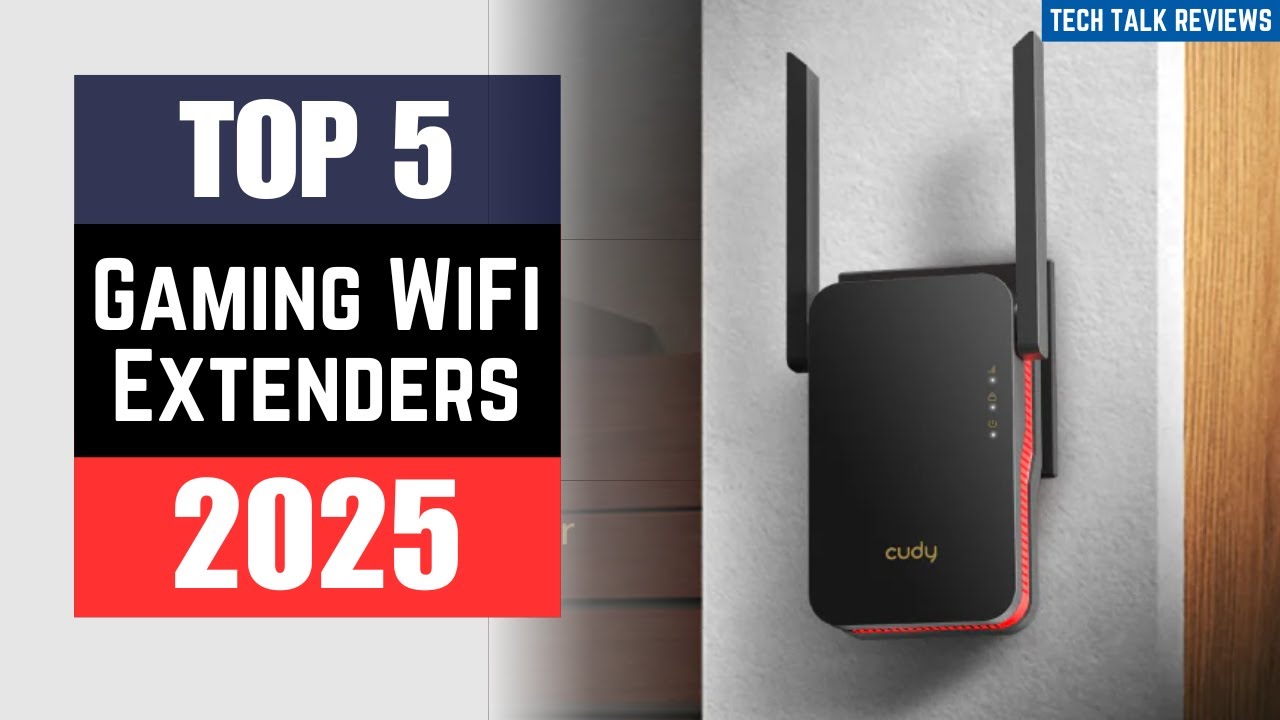 Top 5 Best WiFi Extenders for Gaming 2025 | Lag-Free Performance ...