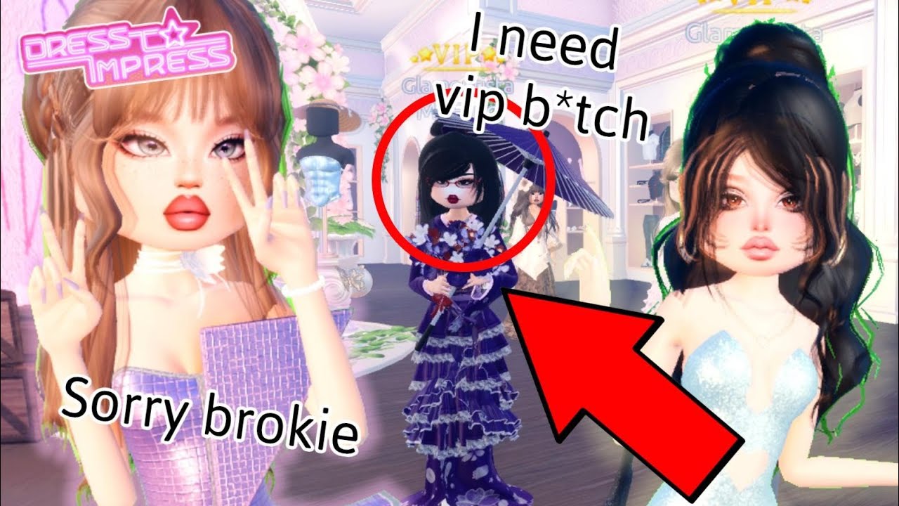 NON-VIP 😭vs. VIP LOOKS😍 on Dress To Impress (I WON FIRST TWICE)😱🩷 - YouTube
