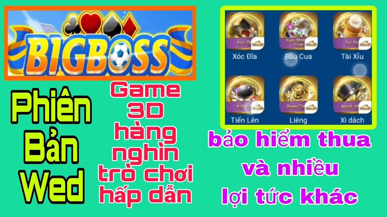 bigboss wed | xóc đĩa 3d | bigboss phiên bản wed | bigboss mới | bigboss new - YouTube